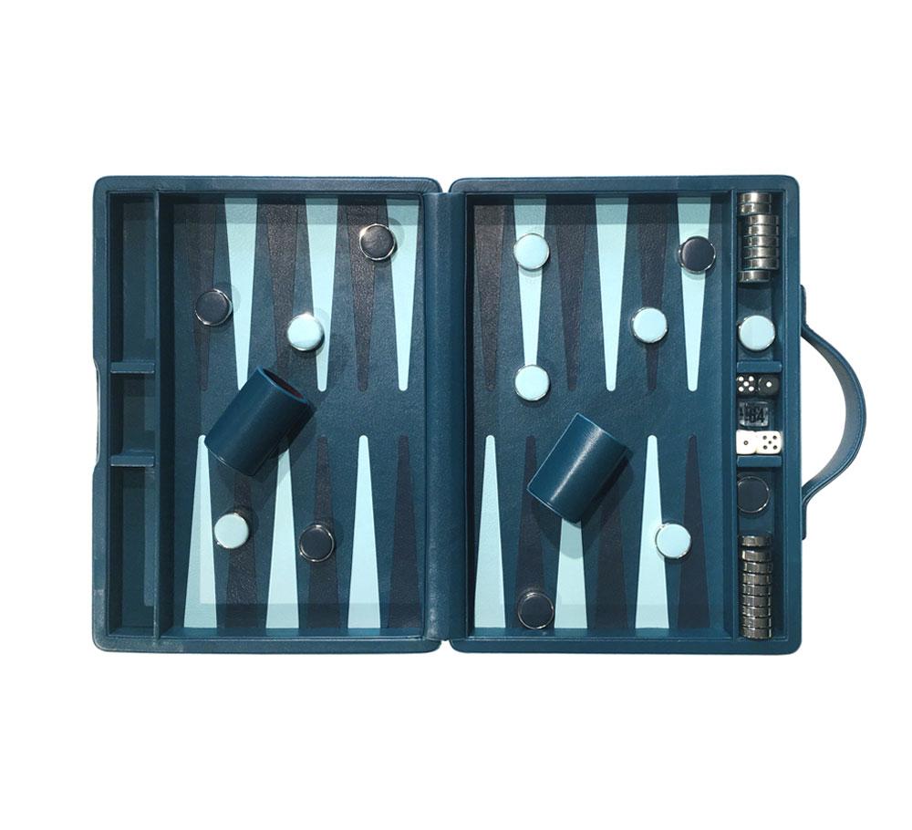 Buy A4 Leather Backgammon Set | Pickett London