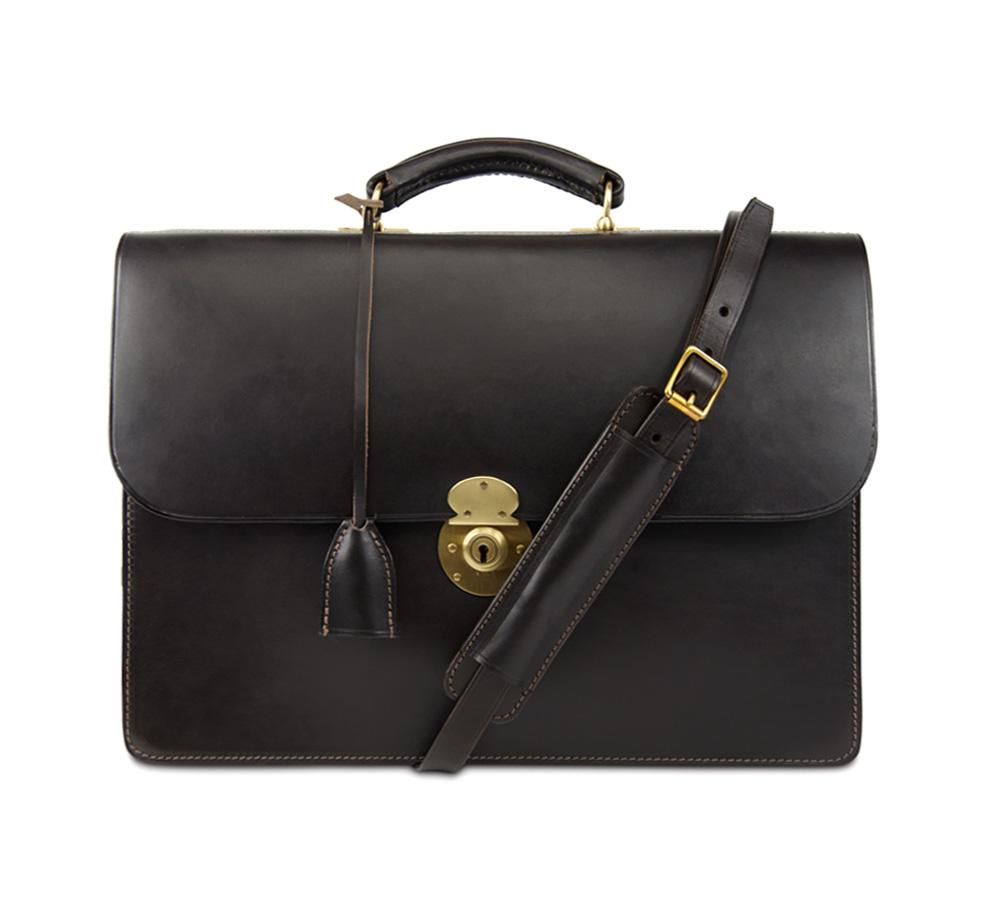 Three Pocket Traditional Briefcase | Pickett London