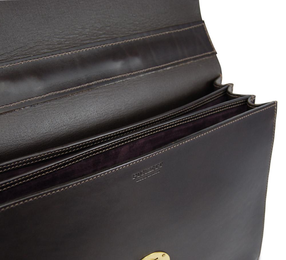 Three Pocket Traditional Briefcase | Pickett London