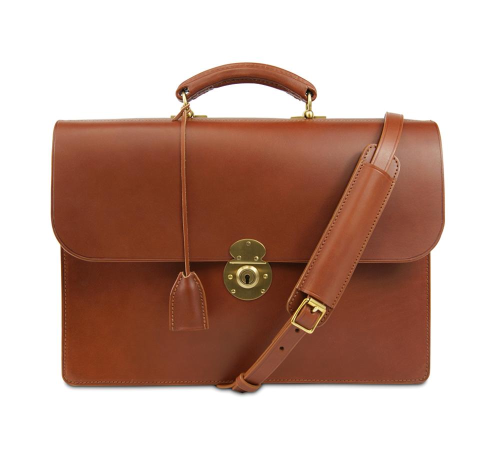 Two Pocket Traditional Briefcase | Pickett London